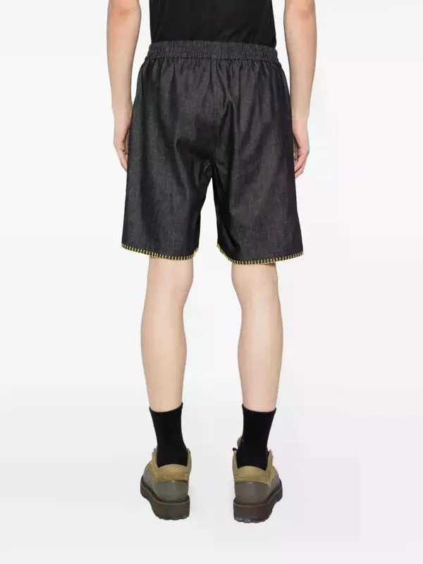 CHATEAU ORLANDO Floral-embroidered Shorts