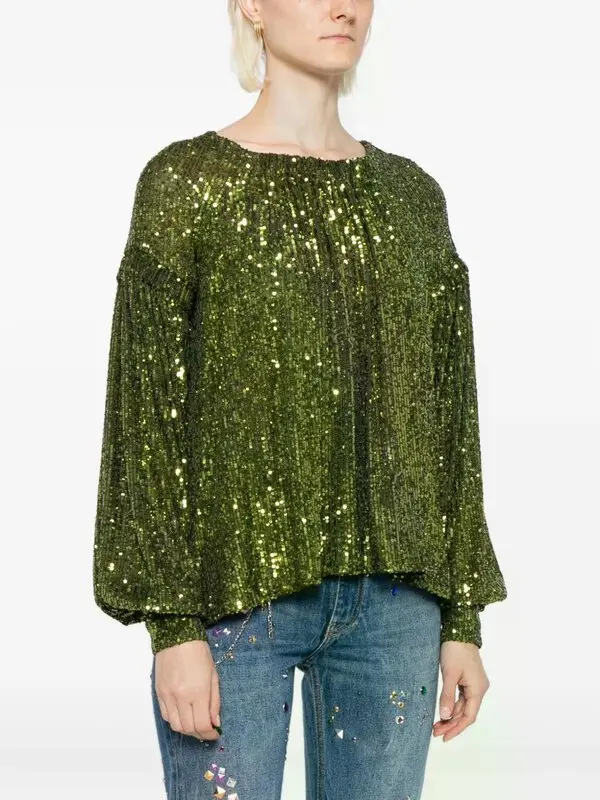 Rabanne Top With Sequin Embellishments