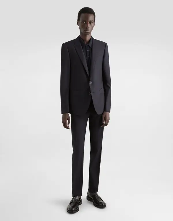 Dolce & Gabbana Single-breasted Suit In Wool And Silk