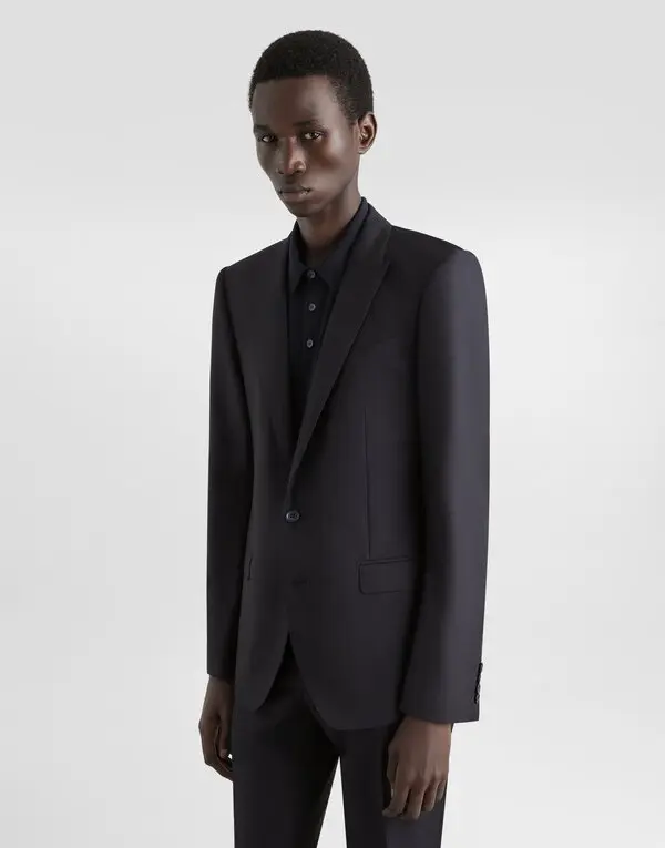 Dolce & Gabbana Single-breasted Suit In Wool And Silk