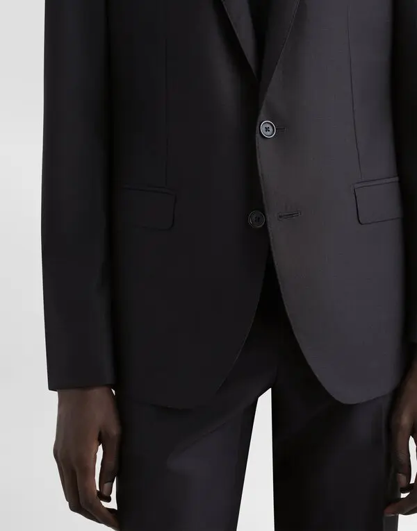 Dolce & Gabbana Single-breasted Suit In Wool And Silk