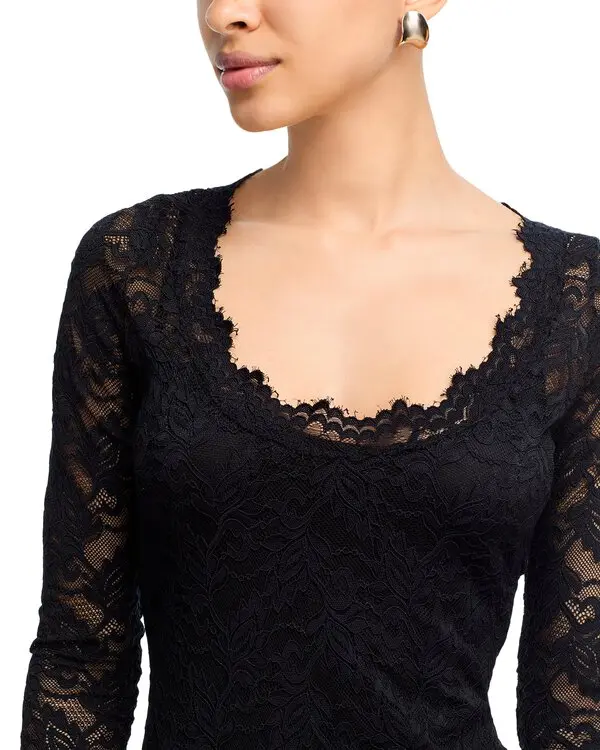 LoveShackFancy Rhea Lace Mini Dress