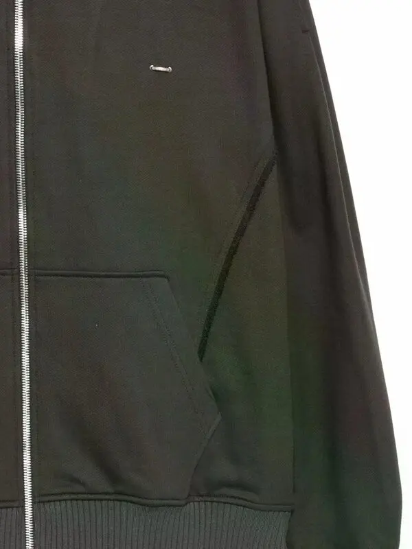 SONGZIO Graphic-embroidered Zip-up Hoodie