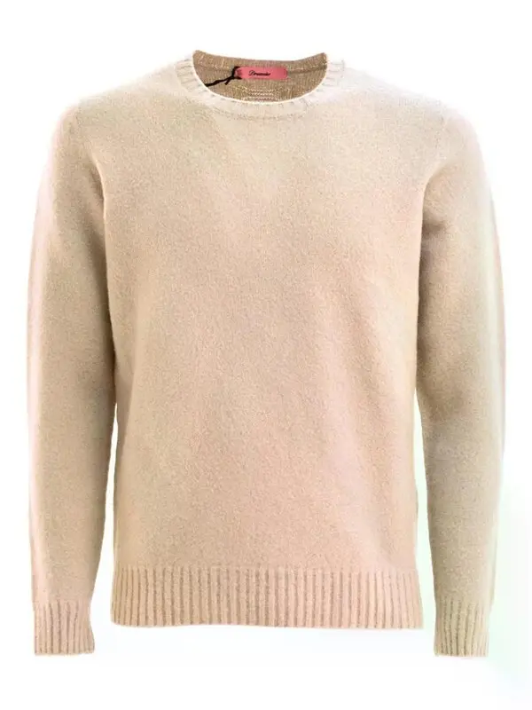 DRUMOHR Ribbed Crew-neck Sweater - Neutrals