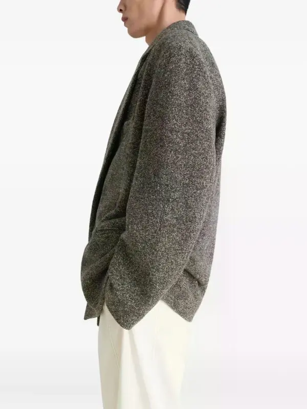 LEMAIRE Double-breasted Textured Coat