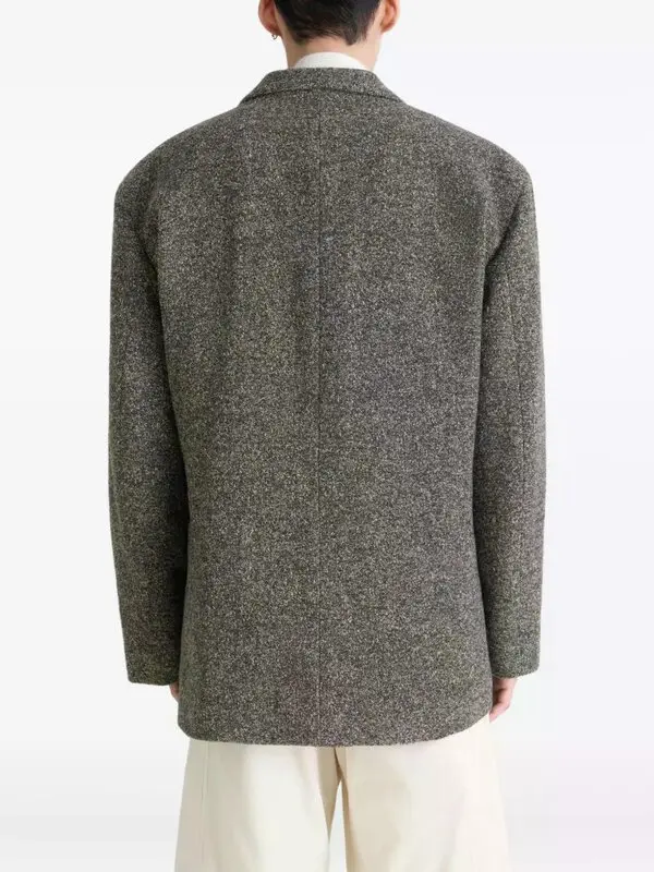 LEMAIRE Double-breasted Textured Coat