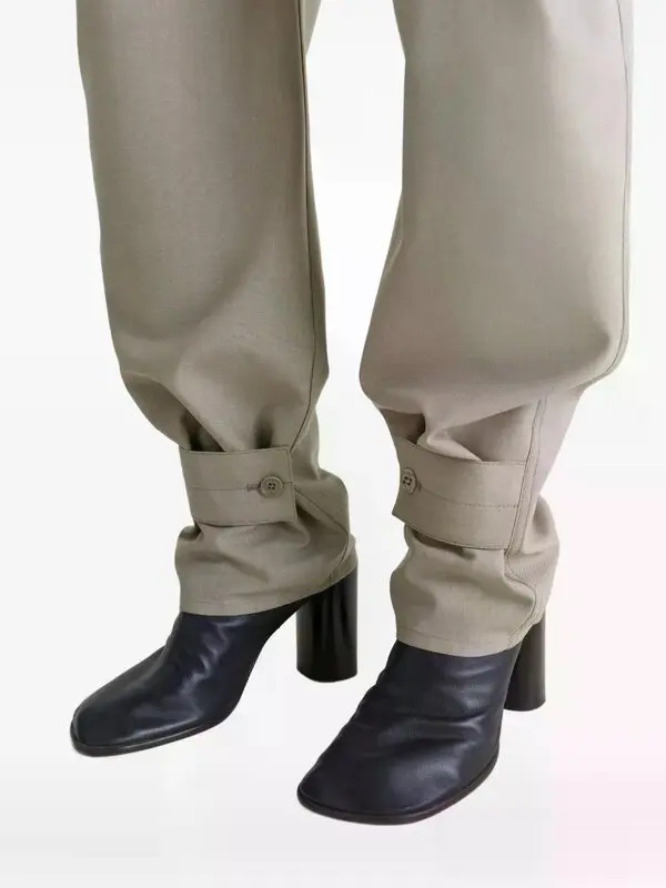 LEMAIRE Belted Trousers - Neutrals