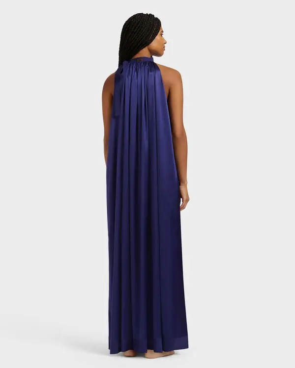 Vilebrequin Long Silk Satin Rafaela Dress