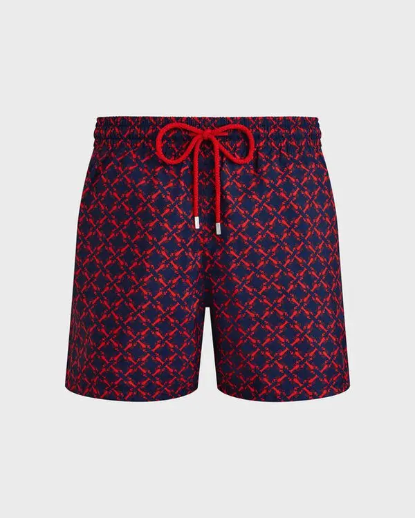 Vilebrequin Printed Swim Trunks - Blue