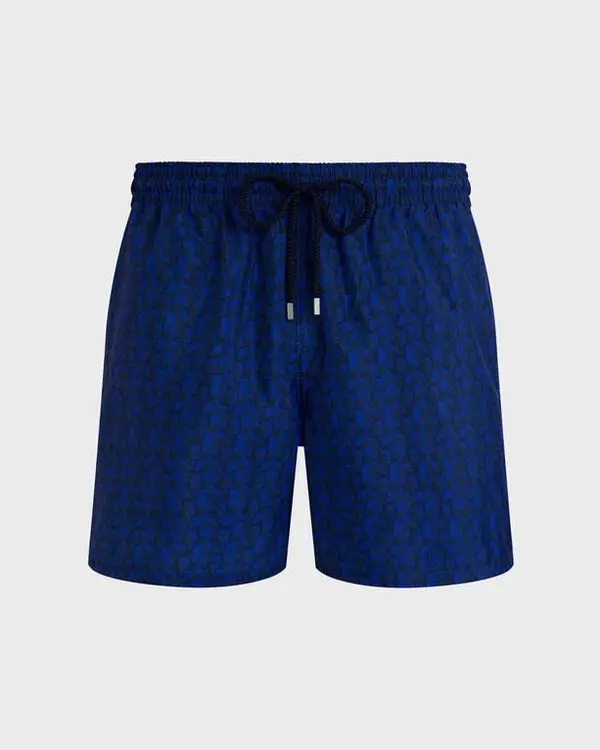 Vilebrequin Printed Swim Shorts - Blue