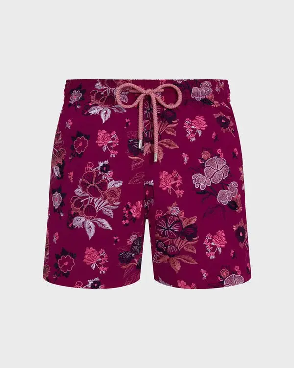 Vilebrequin Embroidered Swim Shorts Limited Edition - Red