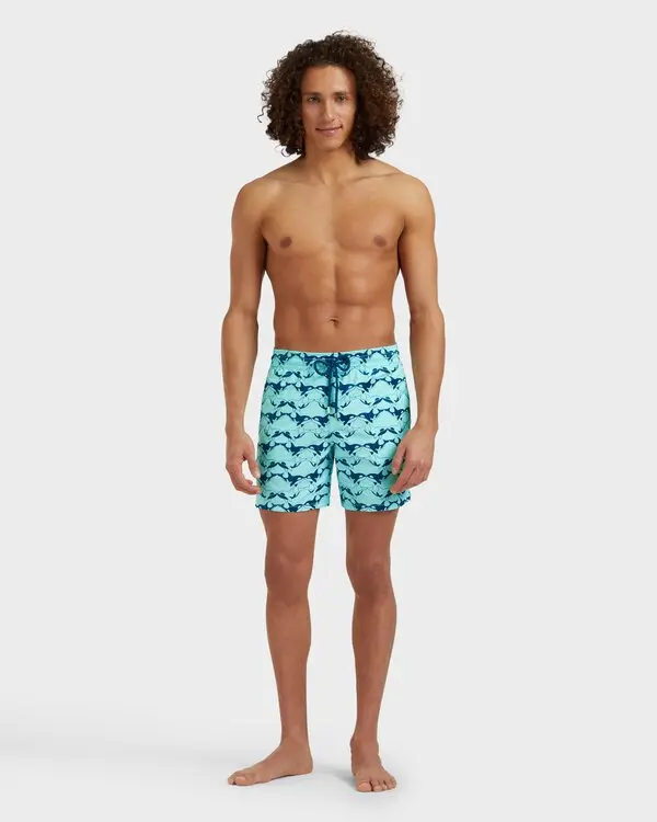 Vilebrequin Embroidered Orcas Swim Shorts - Blue