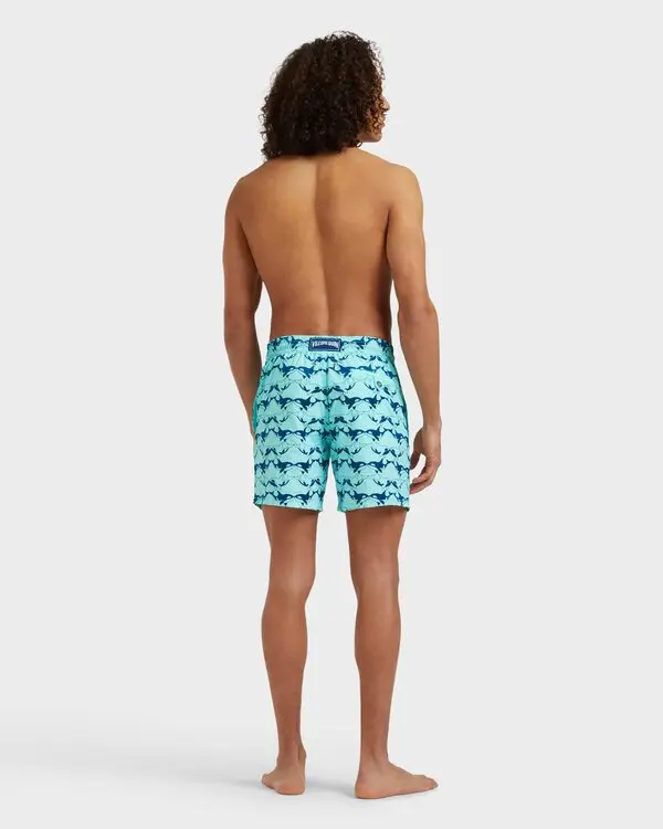 Vilebrequin Embroidered Orcas Swim Shorts - Blue