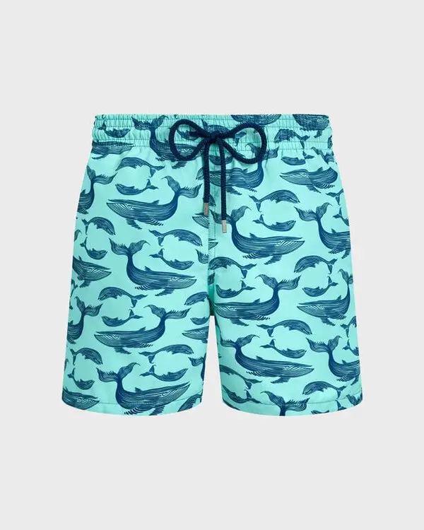 Vilebrequin Printed Swim Shorts - Blue