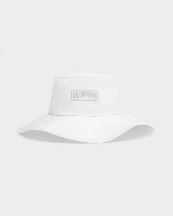 Vilebrequin Bucket Hat With Embroidered Logo - White