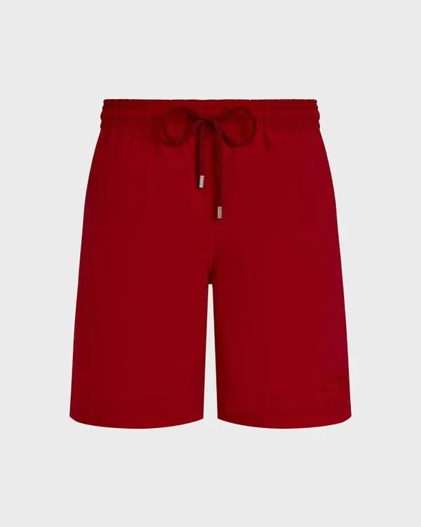 Vilebrequin Okoa Long Swim Shorts - Red