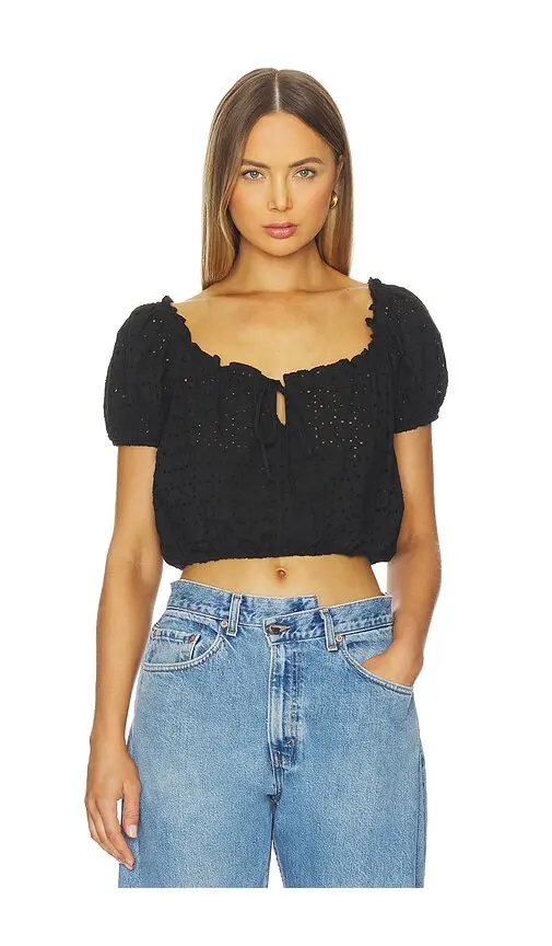 Tularosa Arlowe Ruffle Eyelet Top
