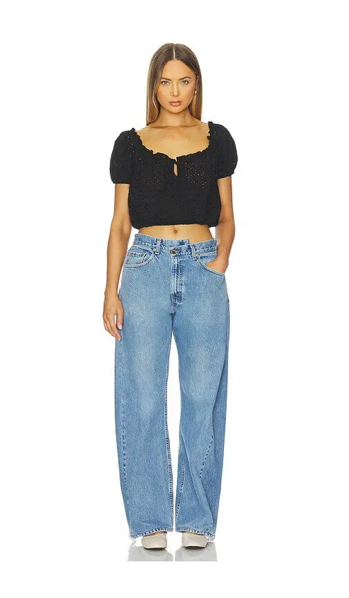 Tularosa Arlowe Ruffle Eyelet Top