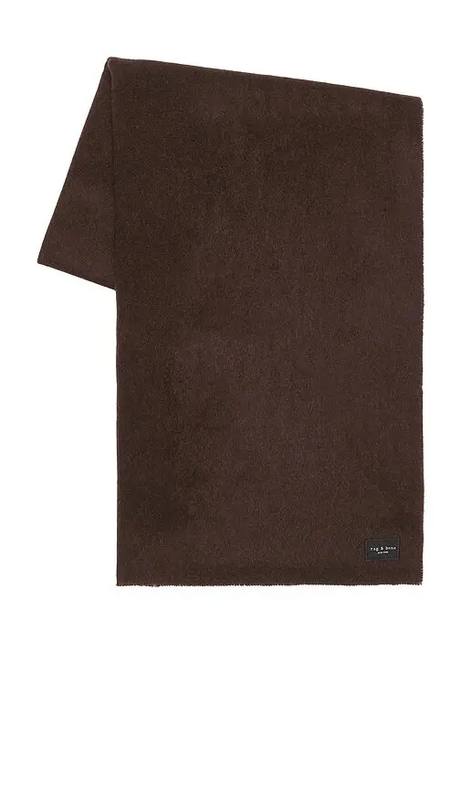 Rag & Bone Joni Scarf In Brown - Dark Espresso