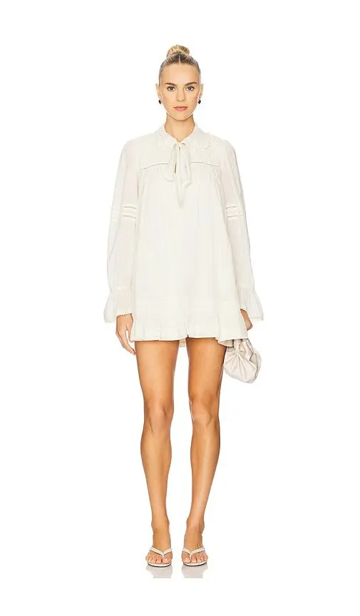 polka dot dress long sleeve Rebecca Taylor Hazy Dot Dress