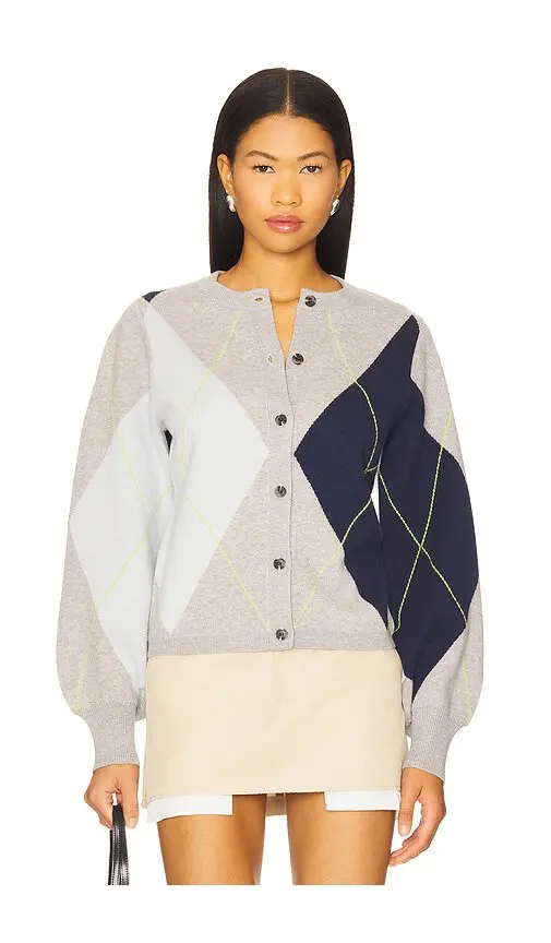 525 America Noelle Argyle Cardigan