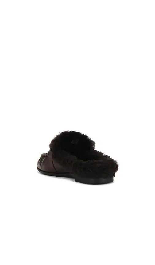 BLACK SUEDE STUDIO Theo Flat - Chocolate