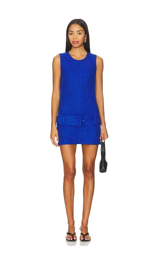Amanda Uprichard Alistair Skort Romper - Bright Blue