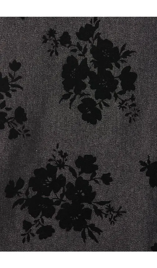 Amanda Uprichard Regency Floral Velvet Dress