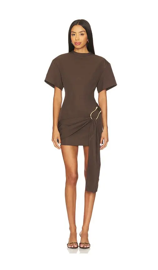 Lioness Martini Mini Dress - Chocolate