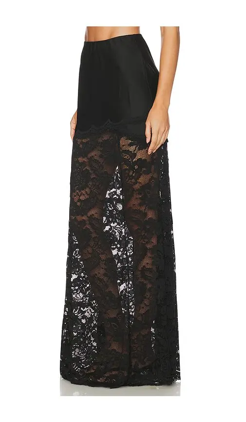 Generation Love Perrine Lace Combo Satin Skirt