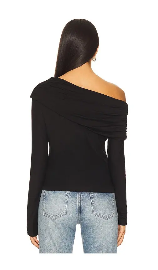 Lna Giselle Drop Shoulder Long Sleeve Top