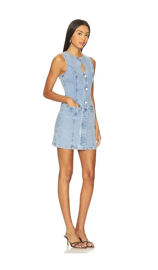SOVERE / Etch Denim Mini Dress