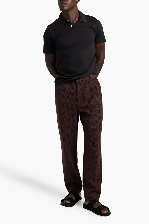 Missoni Tapered Crochet-knit Cotton-blend Pants