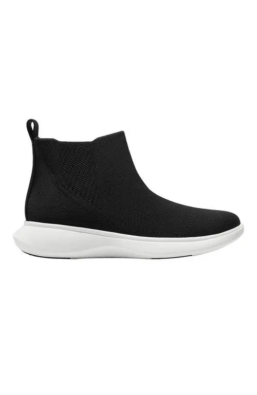 Vivaia Round-toe Slip-on Sneaker Boots - Black