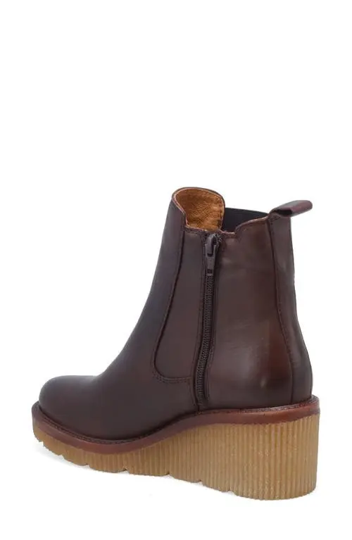 Miz Mooz Averie Platform Wedge Bootie - Brown