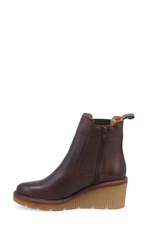 Miz Mooz Averie Platform Wedge Bootie - Brown