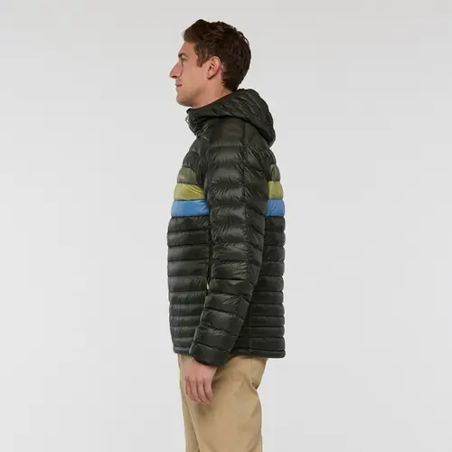 COTOPAXI Fuego Down Hooded Jacket - Woods Stripes