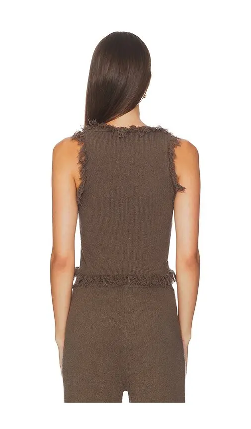 SNDYS. Skyler Knit Top - Chocolate
