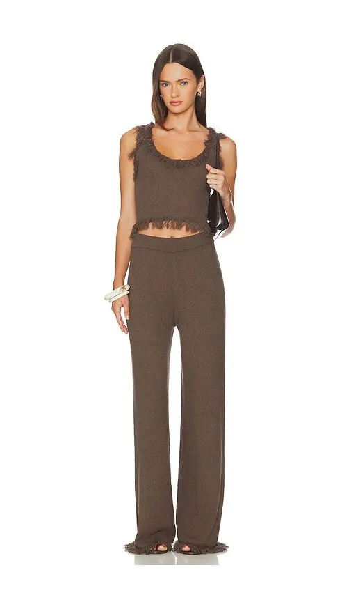 SNDYS. Skyler Knit Top - Chocolate
