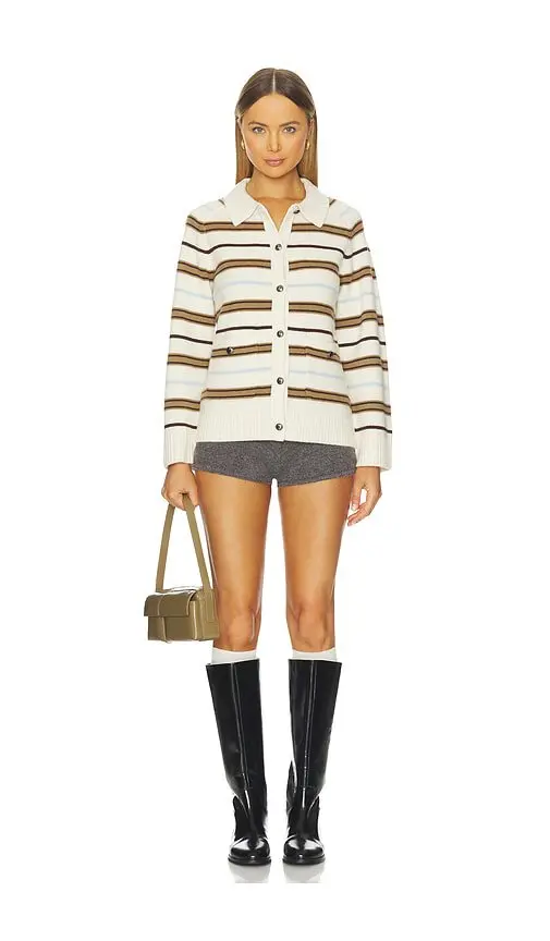 Rag & Bone Peggy Striped Oversized Cardigan