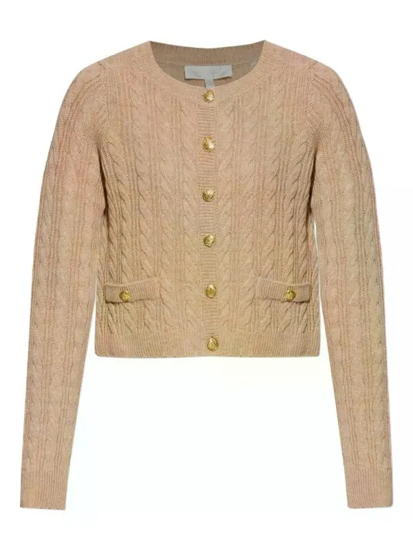 LoveShackFancy Cable-knit Button Cardigan