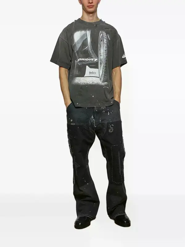 SAINT MXXXXXX Furious 7-graphic T-shirt
