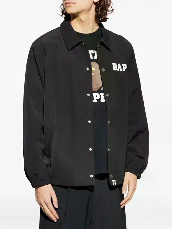 A BATHING APE College Coach Logo Jacket
