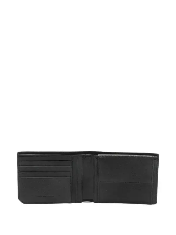 PIQUADRO Logo-plaque Wallet - Black