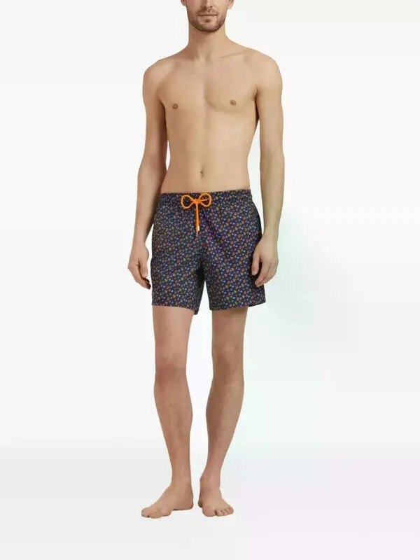Vilebrequin Turtle-print Swim Shorts - Blue