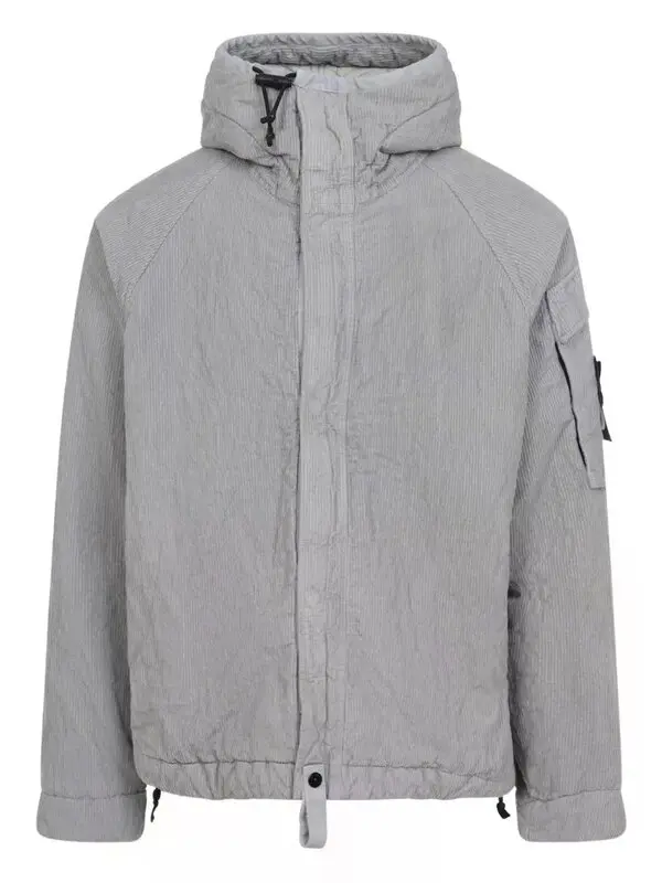 Stone Island Hooded Textured Jacket