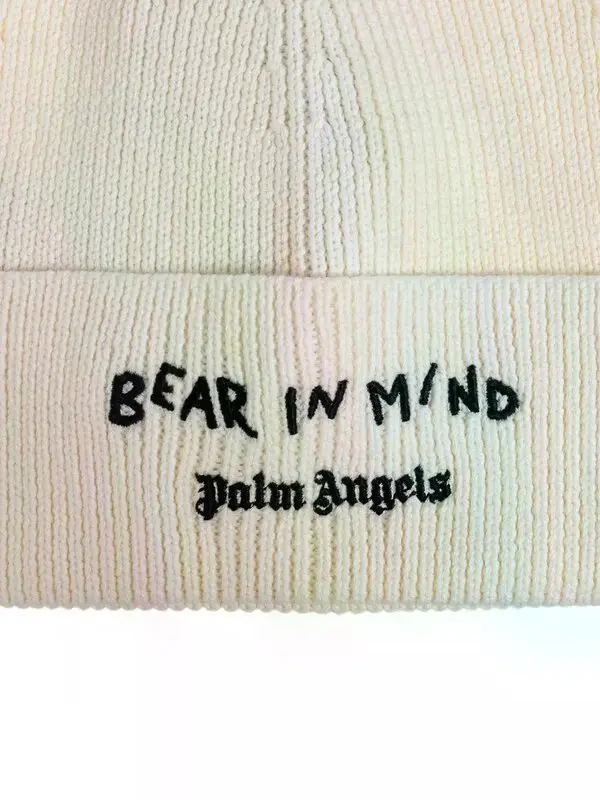 Palm Angels Embroidered Beanie