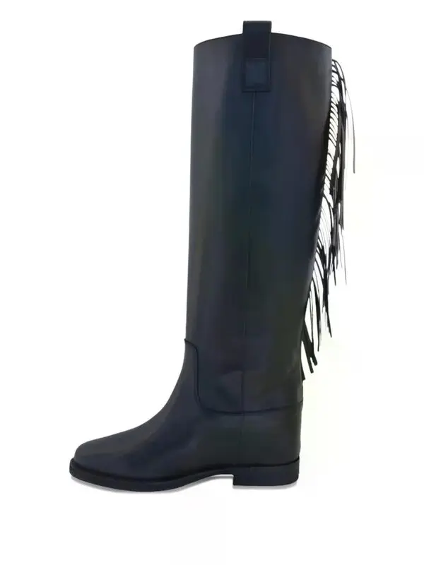 VIA ROMA 15 Malibu Fringed Leather Boots