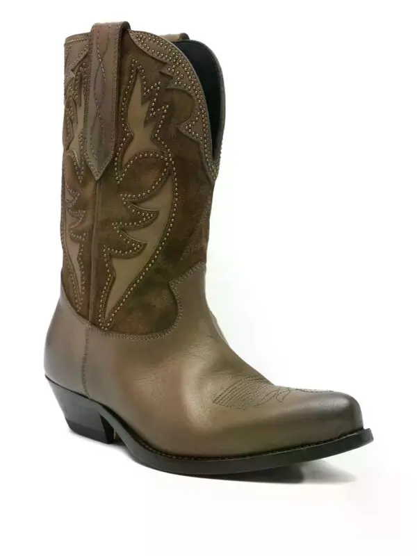 GOLDEN GOOSE Suede Appliqué Boots