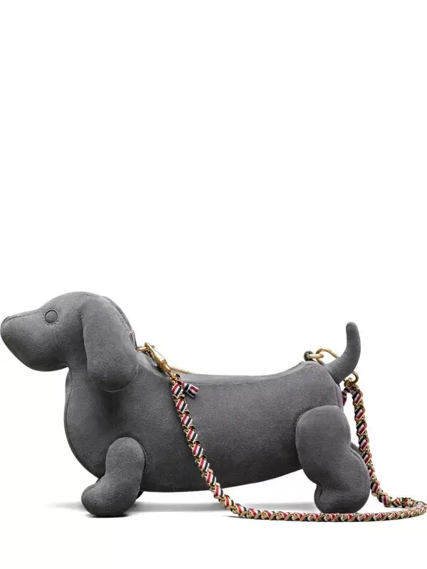 Thom Browne Hector Calf-suede Shoulder Bag